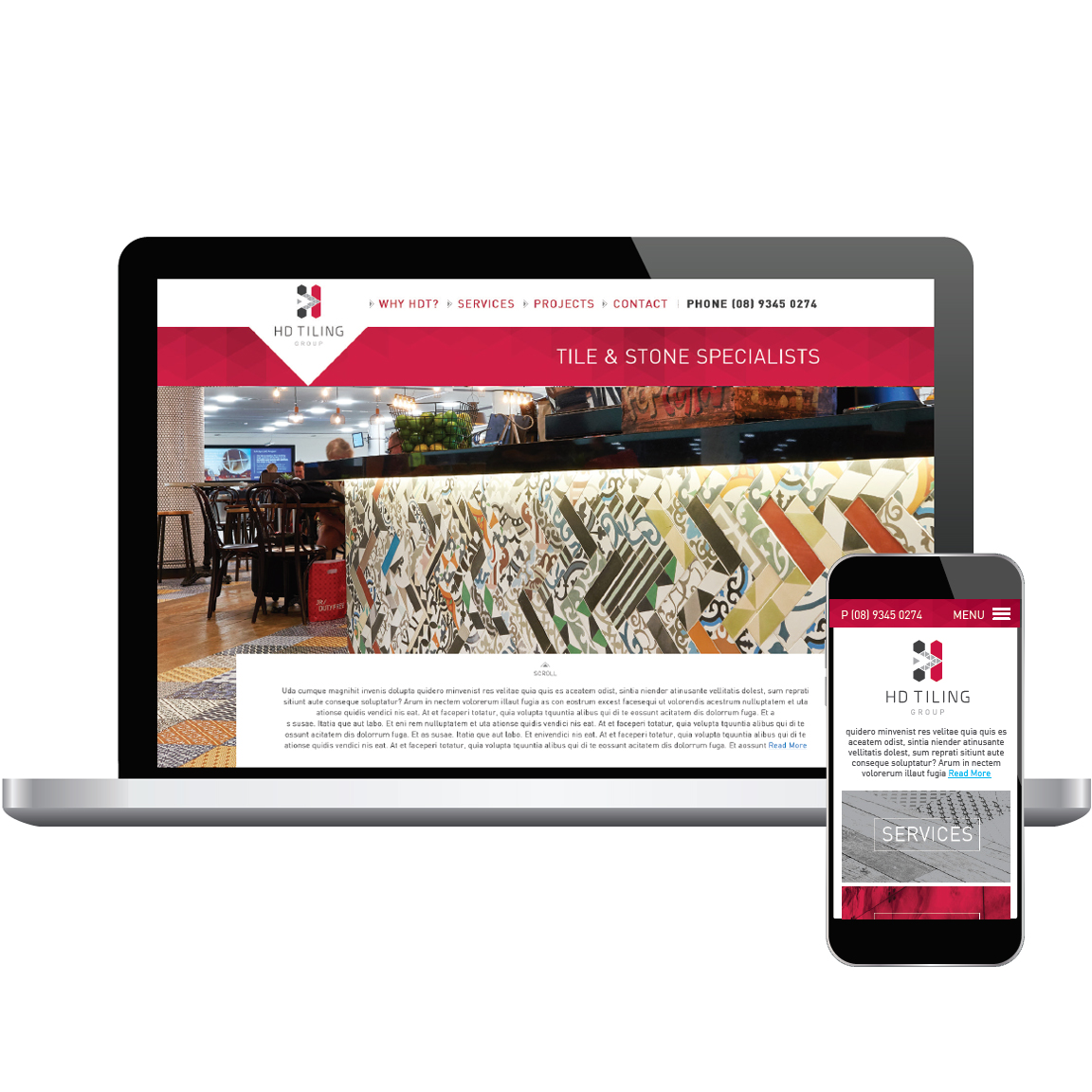 HD-Tiling-website-development - Cky Media Website design